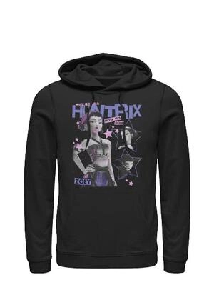 KPOP DEMON HUNTERS Zoey Graphic Hoodie - Black