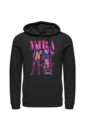 KPOP DEMON HUNTERS Mira Super Star Pullover Hoodie - Black