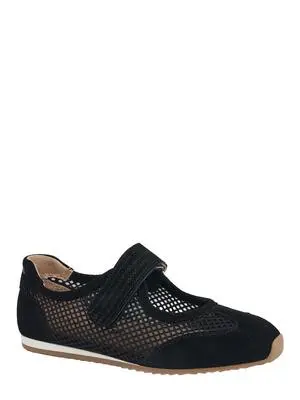 J/SLIDES NYC Patricia-M Mesh Sneaker Black