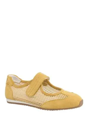 J/SLIDES NYC Patricia-M Mesh Sneaker Yellow
