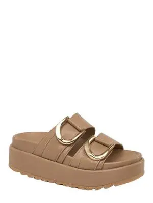 J/SLIDES NYC Sierra Platform Sandal - Nude