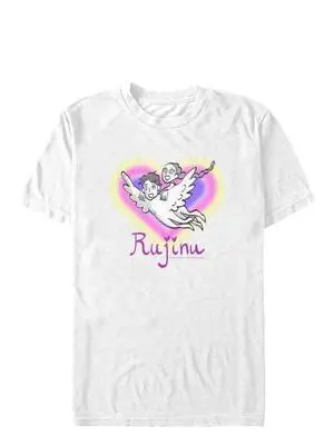 KPOP DEMON HUNTERS Fan Art Rujinu Graphic T-shirt - White