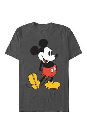MICKEY & FRIENDS Large Pose Graphic T-shirt - Charcoal Heather