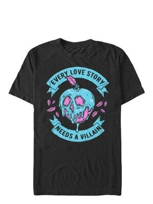Disney Every Love Story Needs A Villain T-shirt - Black