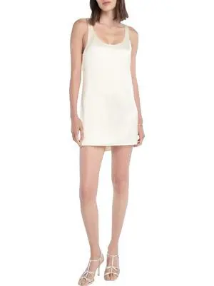 FAVORITE DAUGHTER Sleeveless Satin Mini Dress