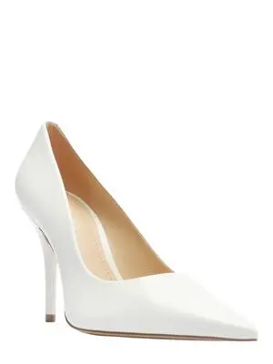 AREZZO Emily Pointed Toe Pump - White Salt