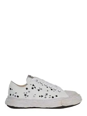 Mihara Yasuhiro Peterson Og Sole Embellished Low Top Sneakers - White