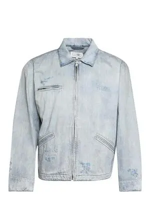 MAISON MARGIELA Sports Jacket - Light  Blue