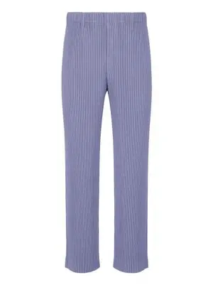 HOMME PLISSÃ ISSEY MIYAKE Tailored Pleated Pants - Blue