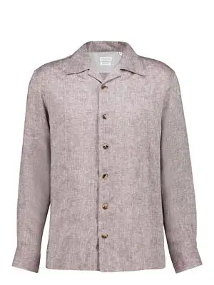 Brunello Cucinelli Nut Linen Shirt - Brown