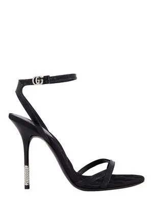 Gucci Calfskin High-heel Sandals - Black