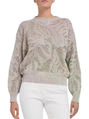 Brunello Cucinelli Open-knit Sweater - Neutrals