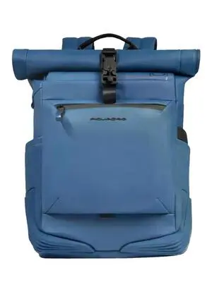 PIQUADRO Roll-top Backpack - Blue