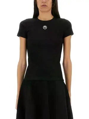 MARINE SERRE Logo T-shirt - Black