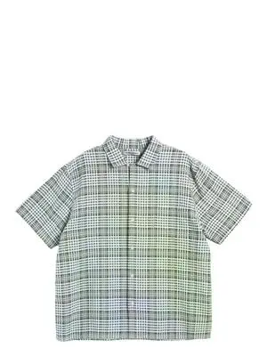 You Must Create Malick Short-sleeve Checked Shirt - White