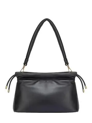 POTAMY Leather Shoulder Bag - Black