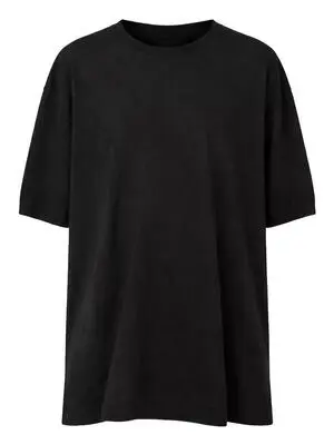 UMA WANG Short Sleeve Top - Black