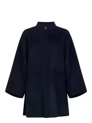 Max Mara Patch-pocket Coat - Blue