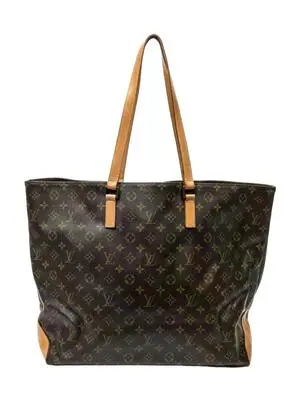 LOUIS VUITTON Cabas Alto Monogram Canvas Tote - Brown