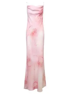 STOLEN STORES Floral-print Maxi Dress - Pink