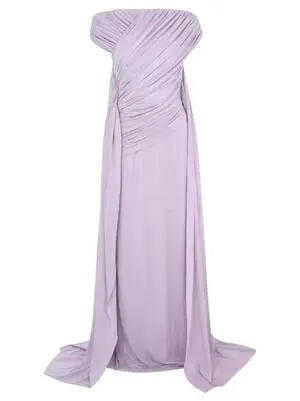 CHATS BY C.DAM Merel Draping Maxi Dress - Purple