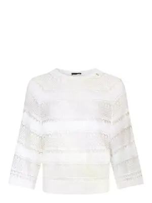 Liu Jo Openwork Blouse - White