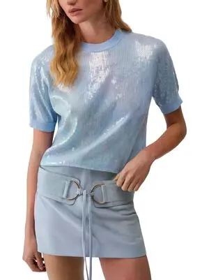 Liu Jo Sequin-embellished Blouse - Blue