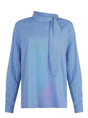 Liu Jo Bow-collar Blouse - Blue