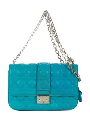 Dior Miss Quilted Chain Shoulder Bag - Blue