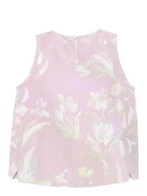 ROSSO 35 Floral Print Top - Pink