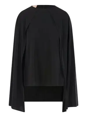 Plan C Scarf Blouse - Black