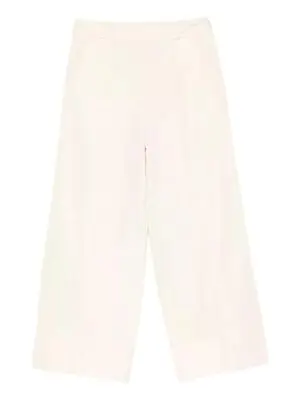 ROSSO 35 Wide-leg Trousers - Neutrals