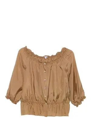Aspesi Ruffled Blouse - Neutrals