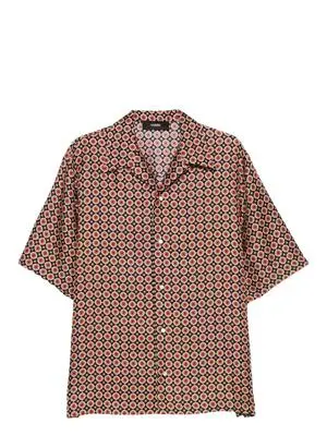 Amiri Patterned Short-sleeve Shirt - Black