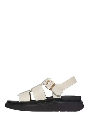 Fitflop Woven Buckle Sandals - Neutrals