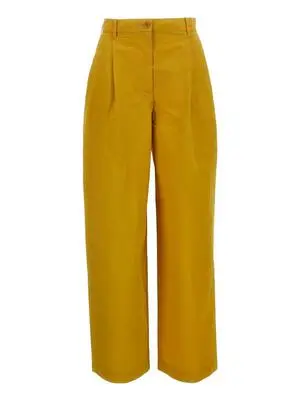 CASEY CASEY Sienna Pleated Trousers - Yellow