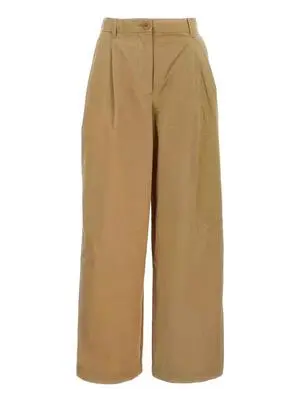 CASEY CASEY Sienna Pleated Trousers - Yellow