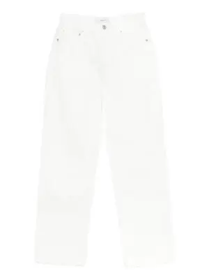 DUNST Five-Pocket Cropped Jeans Neutrals