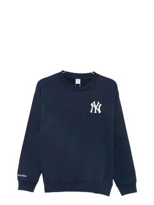 SPORTY & RICH Logo-embroidered Sweatshirt - Blue