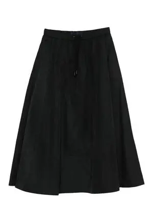 JUUN.J Drawstring Midi Skirt - Black