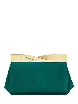 AQUAZZURA Mini Twist Clutch - Green