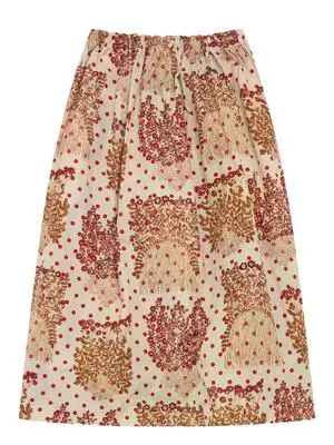 COMME DES GARÇONS TAO Printed Midi Skirt - Neutrals