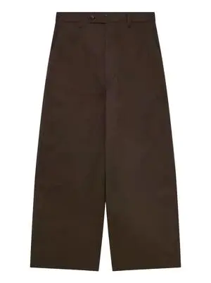 Comme Des Garçons Wide-leg Trousers - Brown