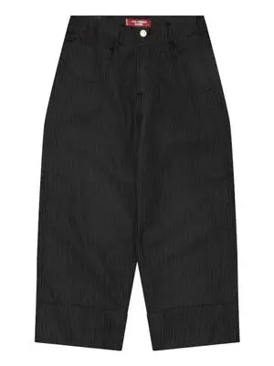 Junya Watanabe Pinstripe Trousers - Grey