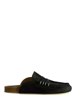 JW Anderson Tassel Detail Mules - Black