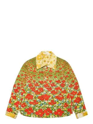 CRAIG GREEN Floral-pattern Shirt Jacket - Red