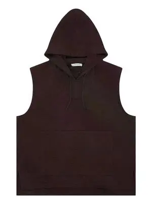 CRAIG GREEN Sleeveless Hooded Vest - Brown