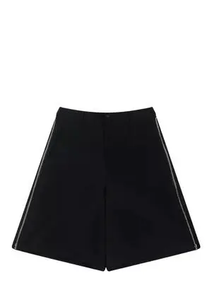Comme Des Garçons Bermuda Shorts With Zip Detail - Black