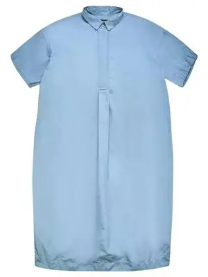 BERGFABEL Short-sleeve Midi Shirt Dress - Blue