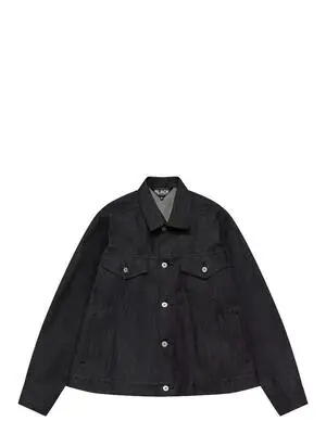 BLACK COMME DES GARÇONS Denim Trucker Jacket - Black